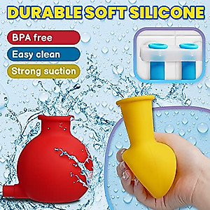 LiKee Kids Bath Toys Fun STEM Bathtub Toys Strong Suction Bath Toys for Kids Ages 4-8, Science Lab Bath Toys for Toddlers 2 3 4 Year Old Boys Girls, Play Water Toys, Kids Toys, Kids Gifts