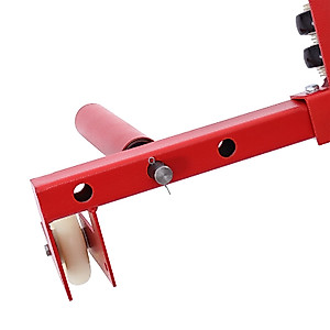 Steel Tubes Tire Dolly Carrying Tool,Dolly Tire Moving Tool Cart,Heavy Duty Adjustable Rolling Wheel Dolly for Shop,Garage