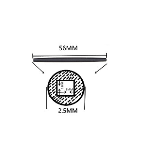 NicelyFit 2 Pairs Black Replacement Temple Ear Socks for Oakley Glass Frames Transistor Capacitor Spoke Lizard OX3024 OX3085 OX3144 OX5055 OX5113 OX5120 OX3133 etc