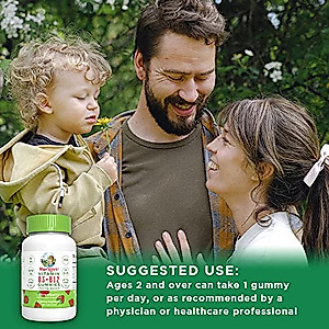 Vitamin D3 + Vitamin B12 | 2 Month Supply | Vitamin D & B12 Vitamin Supplements for Adults & Kids | Supports Bone Health | Promotes Energy Boost | Vegan | Non-GMO | Gluten Free | 60 Servings