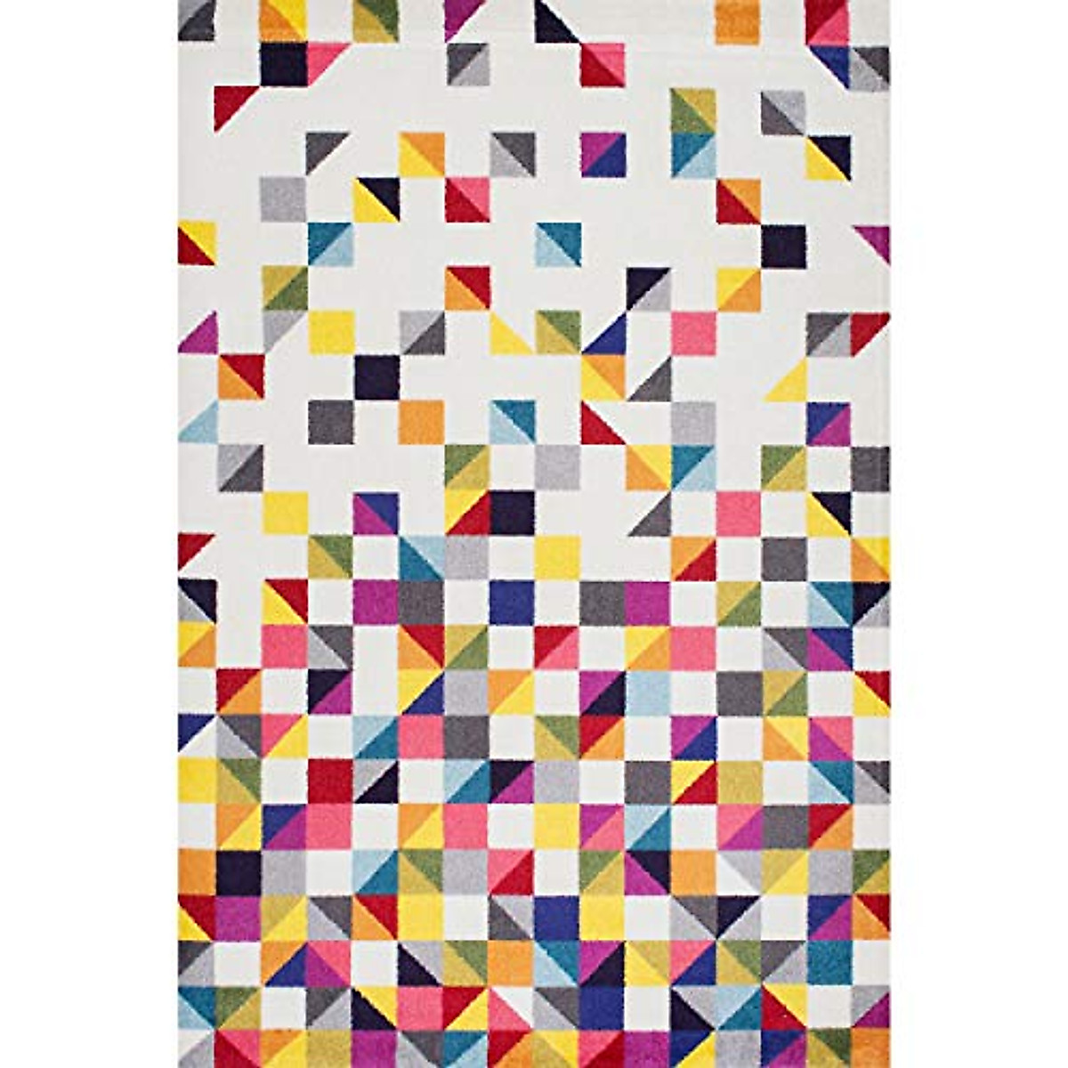 nuLOOM Triangle Geometric Area Rug, 5' x 8', Multi