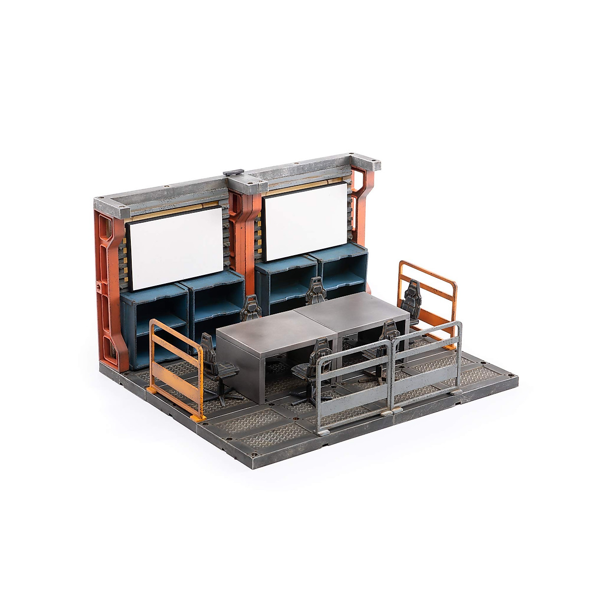 JOYTOY 1/18 Action Figures Building Mecha Depot Meeting Area Military Soldier for Scale Collection Model