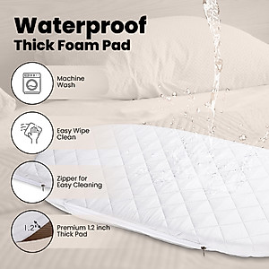 Baby Changing Basket for Baby Dresser, Moses Basket for Babies, Cotton Rope Diaper Changing Basket, Unisex Baby Moses Basket, Foam Diaper Changing Pad for Dresser, Changing Table Topper for Dresser