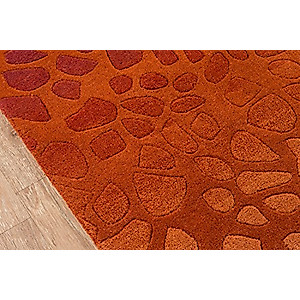 Momeni Rugs Delhi Collection Area Rug, 5' x 8', Paprika