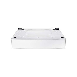 SAMSUNG 27” Wide Laundry Riser Pedestal Stand for 27” Wide Front Load Washer or Dryer, Lifts Machine 6”in Height, WE272NW/A3, White