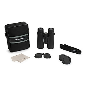 Celestron – Outland X 10x42 Binoculars – Waterproof & Fogproof Binoculars – Full-Size Binoculars for Adults with 10x Magnification – Multi–Coated Optics and BaK–4 Prisms – Protective Rubber Armoring