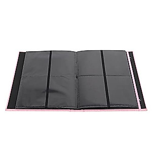 Photo Album, Mini Large Capacity Delicate Lightweight Photo Album for Ticket (pink)