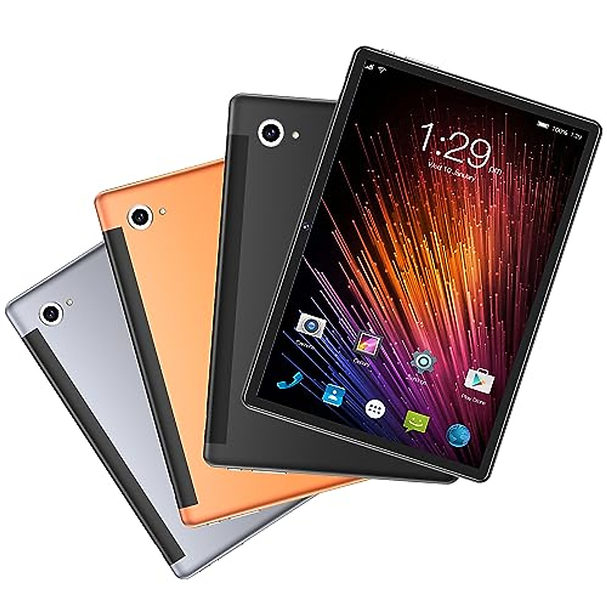 deriny S15 10 inch Android Tablet,1080p Full HD,Long Lasting Battery,Dual Camera,2GB RAM 32GB ROM,Dual SIM,WiFi,GPS,Bluetooth,Fire HD Kids Tablet,Widely Compatible with App(Gray)