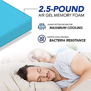 DynastyMattress LaComfort 14-Inch, HD Gel Memory Foam Mattress Bed (Twin XL)