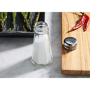 New Star Foodservice 22285 Paneled Salt and Pepper Shaker Mushroom Top, 1-Ounce, Set of 24