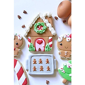 Gingerbread House Cookie Cutter 4.5" Made in USA by Ann Clark