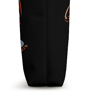 Raven and Demon Skull Death Gothic Horror Halloween Occult Tote Bag