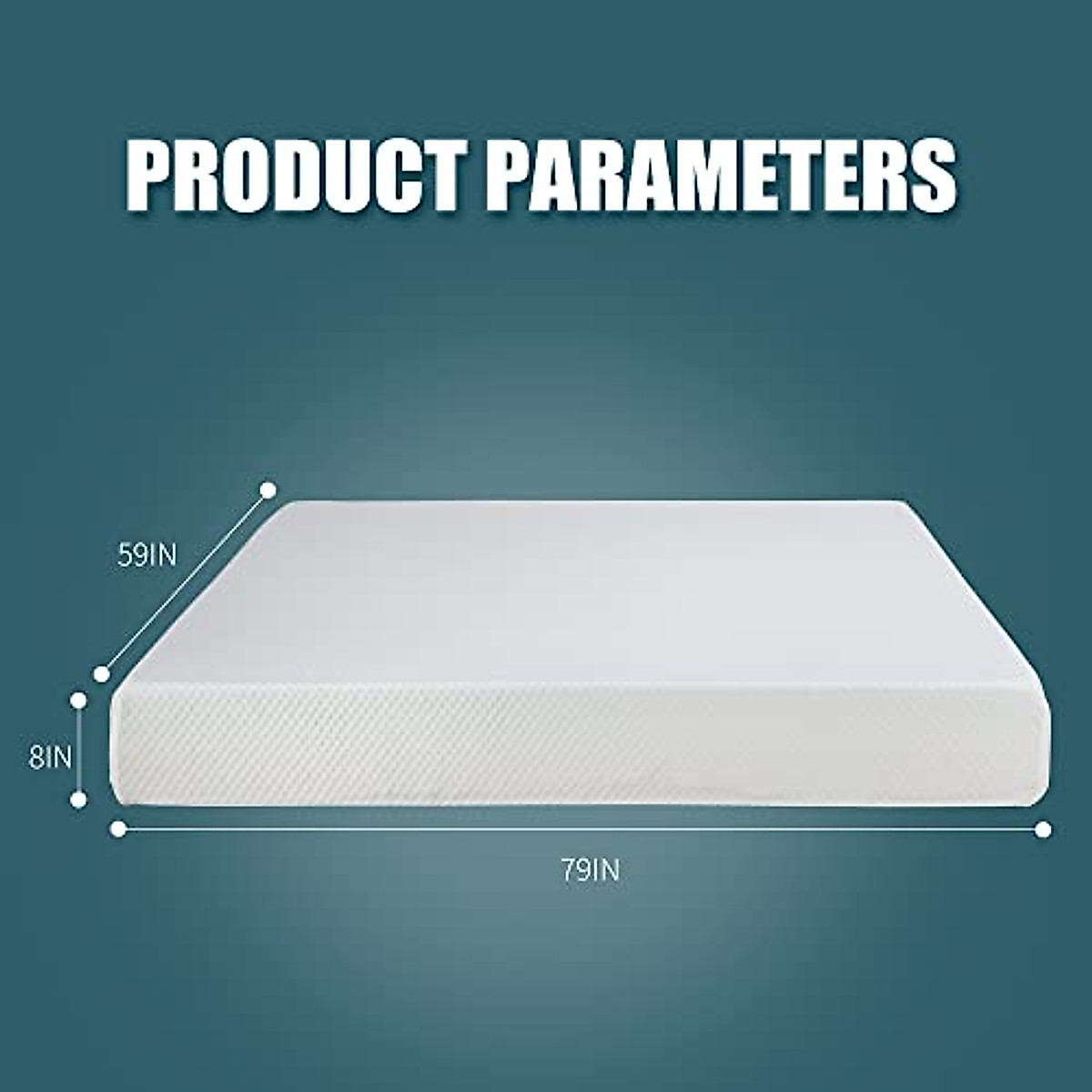 Sentiment Memory Foam Mattress 8 inch Gel Mattress Cool Sleep Pressure Relief Medium Firm Mattresses CertiPUR-US Certified/Bed-in-a-Box/Pressure Relieving (Queen)
