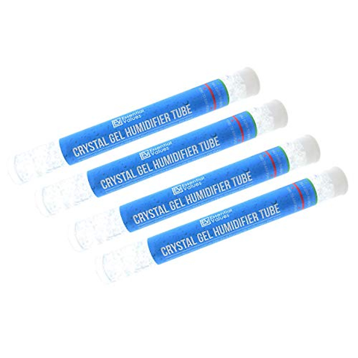 4 Pack Humidor Humidifier Tubes - Keeps Humidity at 70% with PG Infused Gel, Best Value – Each Tube Protects up to 25 Cigars by Essential Values