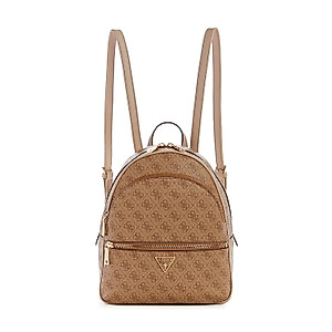 GUESS Manhattan Large Backpack, Latte Logo