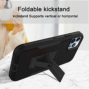 Asuwish Phone Case for iPhone 14 Pro Max 6.7 inch with Tempered Glass Screen Protector Cover and Slim Stand Cell Mobile Accessories iPhone14promax 5G i Phone14Max Plus iPhone14 ProMax Women Men Black