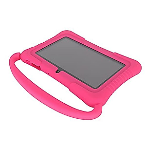 DAUERHAFT 7in Kids Tablet, 1024x600 110-240V Toddler Tablet 2GB 32GB with Protective Cover for Entertainment for Android 10 (US Plug)