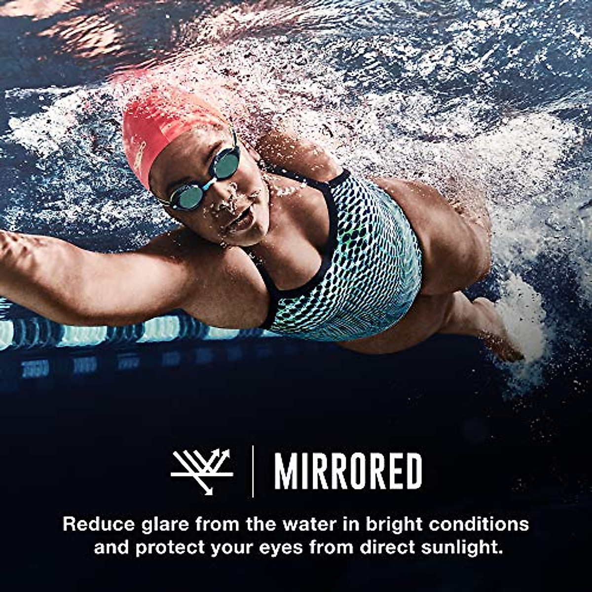 Speedo Unisex-Adult Swim Goggles Mirrored Vanquisher 2.0 - Manufacturer Discontinued