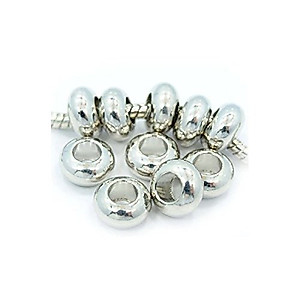 Sexy Sparkles Ten (10) Charm Spacer for Snake Chain Charm Bracelet