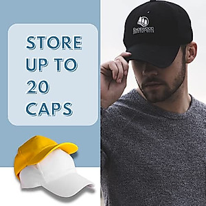 Homie Gear Wall Hanging Organizer, 4 Storage Case Racks - Closets Organization Storage System for Caps, Wallet, Shoes, Towel, Goggles, Scarves, Belt & More for Closets Items - (Black)