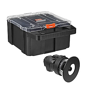 BLACK+DECKER MATRIX Router Attachment, For Plywood, Paneling and Fence Boards, Includes Storage Case (BDCMTRSTFF)