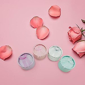 TACYKIBD 24Pcs Gift Box Set, Cardboard Ring Box with Foam and Bow Small Jewelry Box for Christmas, Birthday, Anniversaries, Valentine’s Day, Mother’s Day and Other Festivals (Assorted Color)