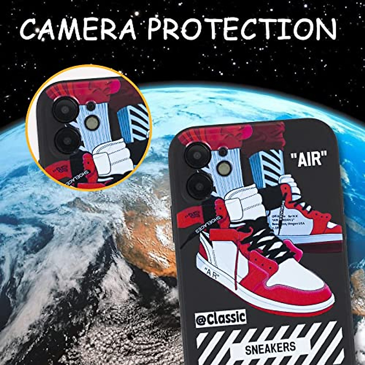 BHISAJYAM Cool for iPhone 11 Case for Boys Men Basketball Sneaker Designer Sports Compatible with iPhone 11 Cases