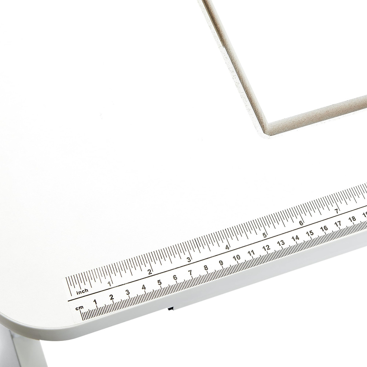 Arrow 611 Gidget II Folding Sewing, Cutting, Quilting, and Craft Table, Portable with Wheels and Lift, White Finish