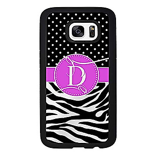 Zebra Dot Personalized Black Rubber Phone Case Compatible With Samsung Galaxy S23, S23+, S23 Ultra, S22, S22+, S22 Ultra, S21 FE, S21, S21+, S21 Ultra, S20 FE, S20 + Ultra, Note 20 Ultra,S10 S10e S10+