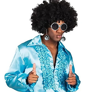 POPCIEL Retro Disco Ball Glasses Funny Party Sunglasses - Party Favor (Silver), 7.28*4.13*1.57 inch