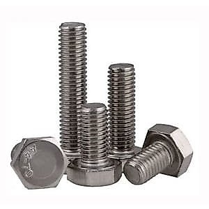 M16-2.00 x 200MM Hex Head Cap Screw Bolts, Stainless Steel 316 (Quantity: 30 pcs) Fully Threaded, Coarse Thread, Thread Size: M16, Bolt Length: 200MM