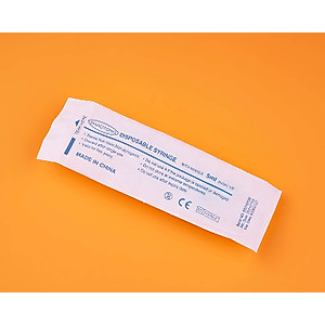 5ml Disposable Syringes with 21Ga 1.5 Inch Needle Dispensing Tools Industrial Lab Supplies,Individual Package (20)