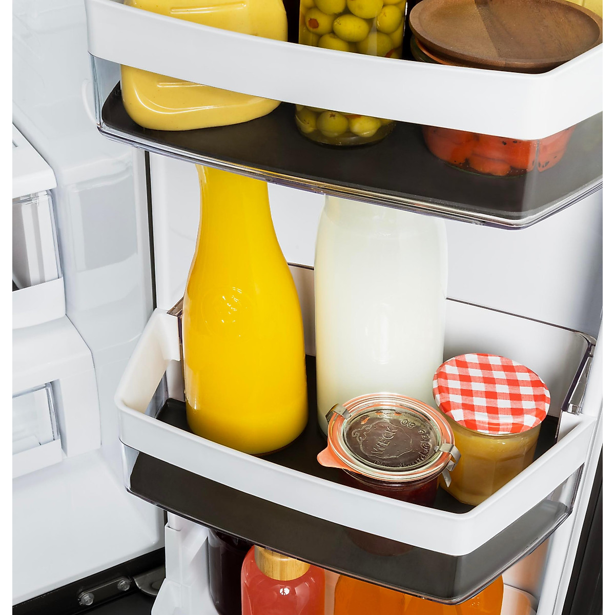 GE Appliances Refrigerator Drawer & Bin Liners with Microban for Counter Depth Refrigerators