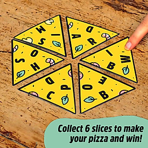 Big Potato P for Pizza: Build a Giant Pizza Slice Before Anyone Else Family Word Travel Game Great for Adults and Kids | Perfect for Vacations and Camping