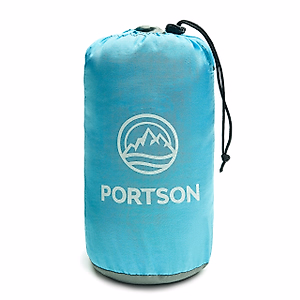 Portson Camping Hammock - Based in Madison - Double Hammock for Backpacking, Travel, Hiking - Portable Hammock - Tree-Friendly Straps Included