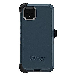 OtterBox Defender Series SCREENLESS Case Case for Google Pixel 4 XL - Gone Fishin (Wet Weather/Majolica Blue)
