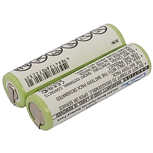 SPANN Battery Replacement for Remington MS2-280, MS2-290, MS2-390, MS-280, MS-290, MS-5100, MS-5200, MS-5500, MS-5700, MS-5800, MS-900, R-4130, R-5130, R-600 2.4V
