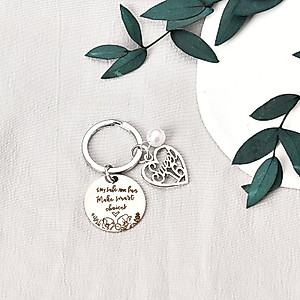YangQian 16th Birthday Gifts for Girls New Driver Keychain for Girls 16 Year Old Girl Gifts for 16 Girl Daughter New Driver Stay Safe Have Fun Make Smart Choices Engraved Keychain