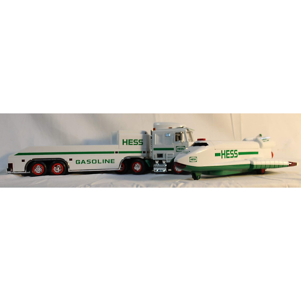Hess 1999 Truck and Space Shuttle with Satellite