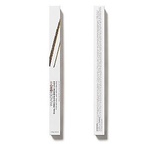 WUNDER2 DUAL BROW LINER Makeup Eyebrow Liner Pencil With Angled Tip and Ultra Fine Tip Dual Precision Brow Liner Eye Brow Make Up, Color Black/Brown