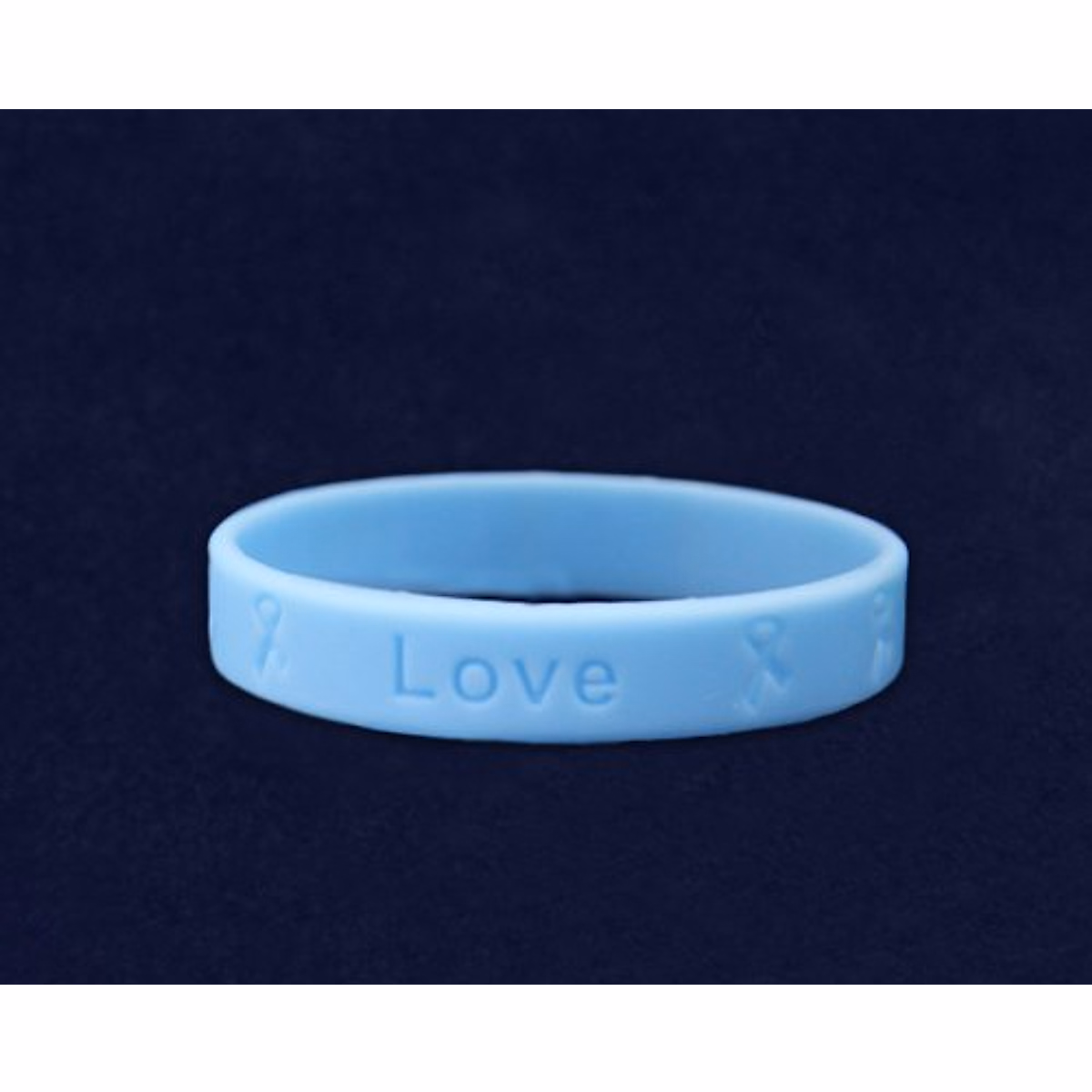 10 Pack Light Blue Silicone Bracelets – Light Blue Colored Rubber Wristbands for Prostate Cancer, Trisomy 18, Cushing, Scleroderma Awareness, Graves’ Disease, Fundraising & Gift Giving - Perfect for Women and Men