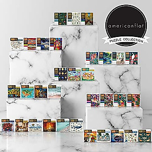 Americanflat 500 Piece Sunflower Puzzle, 18x24 Inches, Sunflowers Art by Olena Art