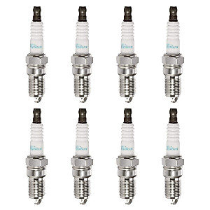Vplus 8PCS Platinum Spark Plug, Replaces# 3186, TR5GP Compatible with Chevy Silverado 1500 2500 HD, Tahoe, Sierra 1500, Suburban 1500, Express 2500 3500, Escape, Yukon,Corvette 5.3L 6.0L V6 V8