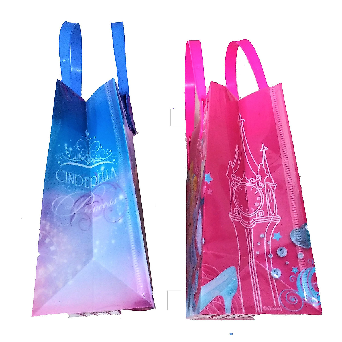 Disney Cinderella Authentic Licensed Reusable Party Favor Goodie Small Gift Bags 12