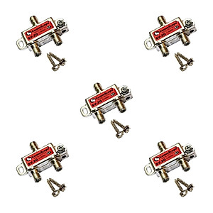 2-Way Digital Coaxial Splitter SV-2G, 5-1002 Mhz (5 Pack)