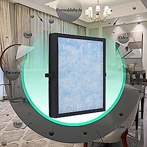 Nyingchi MK04 Replacement Filter,Compatible with AROEVE MK04 MG04JH Air Puri fier,H13 True HEPA Filter MK04 Replacement Filter, Part NO. MK04LX,2-Pack