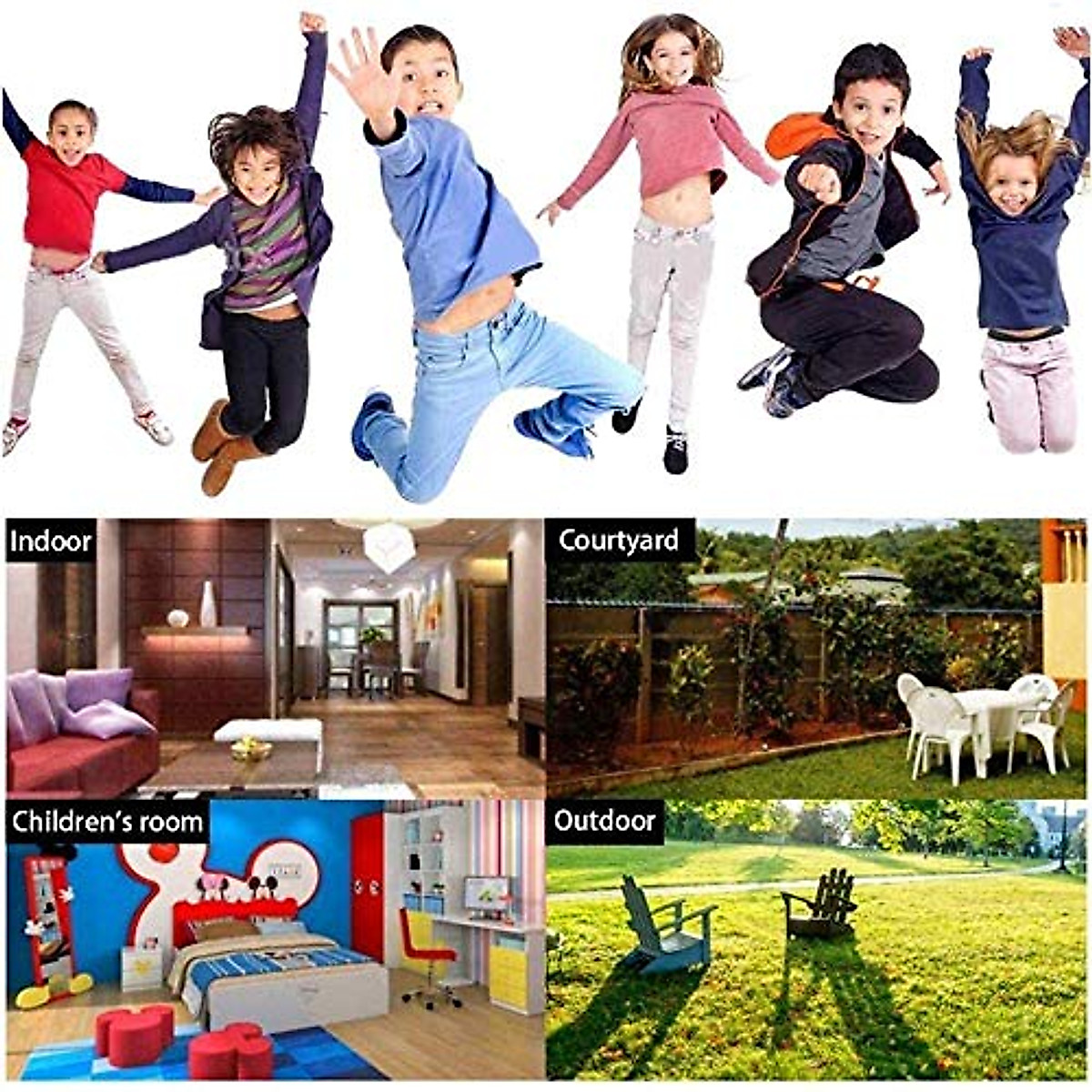 Multifunctional Trampoline/Children Slide/Inflatable Castle and Slide,/Outdoor Playground/Home Square Trampoline/Best Gift for Children Color 230 485 223Cm