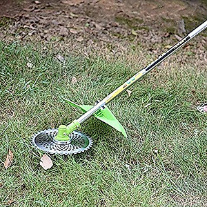 BlueNatHxRPR 9" 40T Carbide Tip Weed Eater Saw Blade Brush Cutter Saw Blade Grass Trimmer Blade