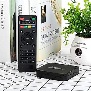 AMGUR X96 Mini Android 7.1 TV Box Amlogic S905W Quad Core 1GB/8GB Smart TV Box WiFi 4K Ultra HD OTT Box Bluetooth H.265 HEVC HDMI Streaming Media Player