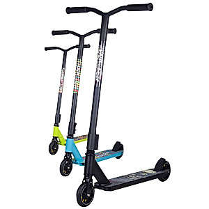 WRRAC-Trampolines Stunt Scooter Kick Scooter Durable Push Scooter Aluminium Deck with Rubber Handle 360 Spin T-Bar for Kids Age 10 Up Multiple Colors